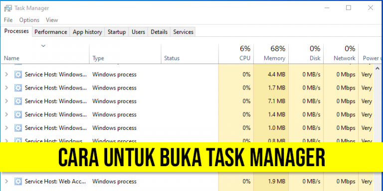Cara untuk buka Task Manager - FR Laptop Service